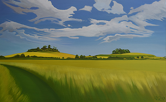 Anna Dillon the Artist - Mother Dunch's Buttocks: Wittenham